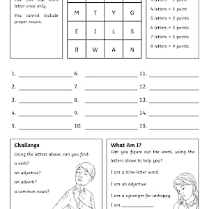 'Find-a-Word' Printable Activity for Kids | Year 3-6