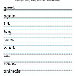 Next 200 High Frequency Words Handwriting Worksheets