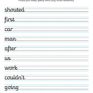 Next 200 High Frequency Words Handwriting Worksheets
