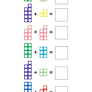 👉 Download These Numicon Shape Addition to 20 Worksheets Now!