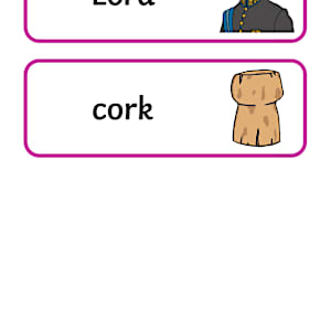 OR Phonics Word Cards | Teaching Phonics Resources