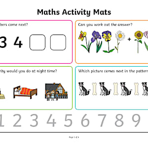 👉 EYFS Maths Activities - ELG Activity Mats