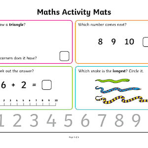 👉 EYFS Maths Activities - ELG Activity Mats