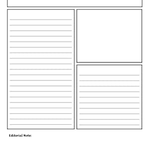 Blank Magazine Article Templates - ELA Resources