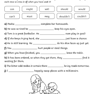 Complete the Sentences | Modal Verbs Exercises