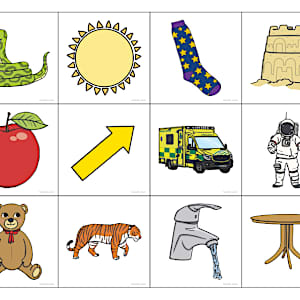 s, a, t, p, i, n Initial Sounds Sorting Cutting Skills
