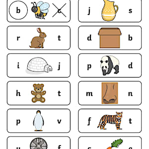 Beginning Letter Sounds | Worksheets | Phonics Resources
