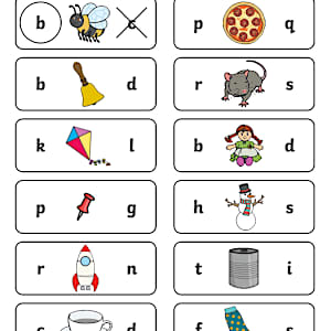 Initial Sounds Illustrated Worksheets - Pre-K Resource - Twinkl