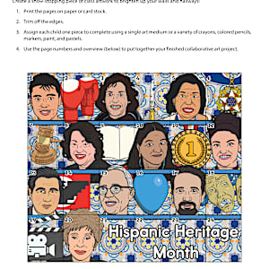 Hispanic Heritage Month Art Activity | Notable People