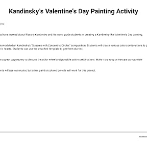 Kandinsky Hearts | Valentine's Day | Twinkl USA