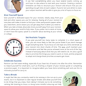 How to Revise Effectively - Top Tips Display Poster | Beyond