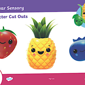 Hey Bear Sensory: Characters Cut-Outs