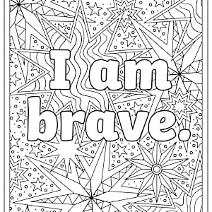 Positive Affirmation Coloring Pages | Resource | Twinkl USA