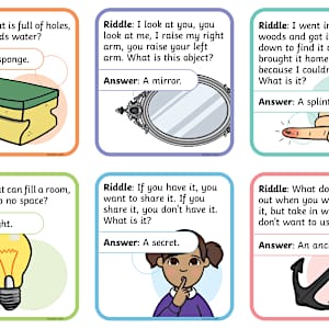 Story Riddles Flashcards – Twinkl
