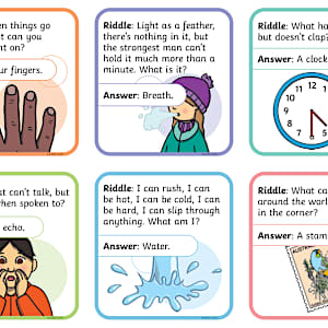 Story Riddles Flashcards – Twinkl