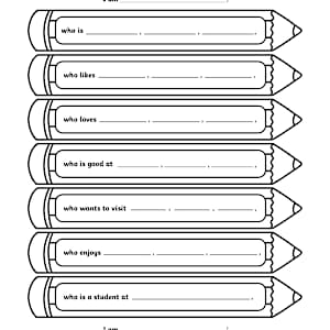 All About Me Poetry Template | Back to School | Twinkl USA