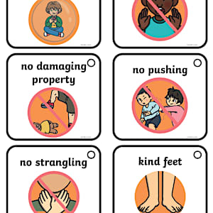 Autism Communication Cards - Support for Managing Behaviour