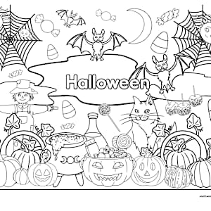 Halloween Doodle Coloring Sheets | Resource | Twinkl USA