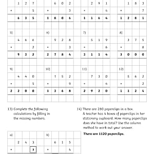 👉 Multiplying 3-Digit Numbers by 1-Digit Numbers Worksheet
