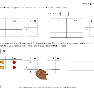 👉 Multiply 2-Digits by 1-Digit Activity Sheets