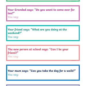 What Would You Say Next - Conversation Activity | Twinkl