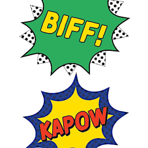 Superhero Printable Signs | Twinkl Party