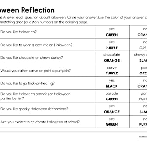 Color by Number Halloween Printable | Resource | Twinkl USA