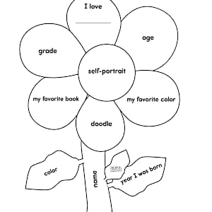 All About Me Flower | Resource | Twinkl USA
