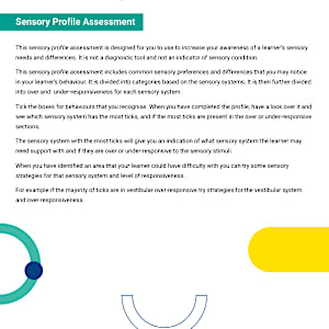 OT: Sensory Profile Assessment