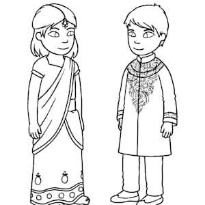 Multicultural Coloring Pages | Teaching Resource | Twinkl US