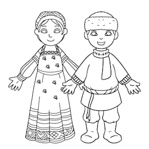 Multicultural Coloring Pages | Teaching Resource | Twinkl US
