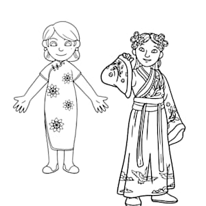 Multicultural Coloring Pages | Teaching Resource | Twinkl US