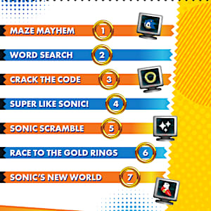 Sonic: Activity Booklet for K-2nd Grade
