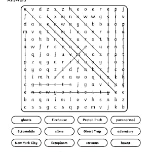 Ghostbusters: Word Search
