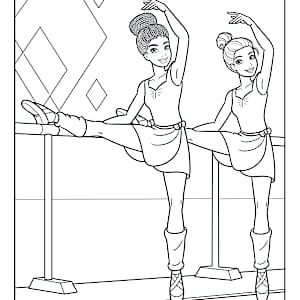 Printable Barbie Colouring Pages | Barbie: It Takes Two