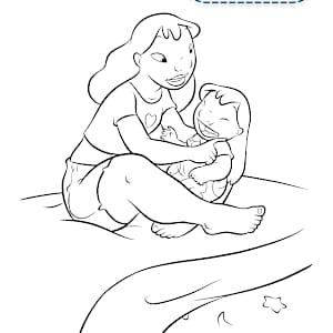 Lilo & Stitch Colouring Sheets | Disney | Twinkl Resources