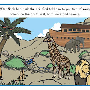 Noah's Ark Sequencing Cards | Bible Stories | Twinkl USA
