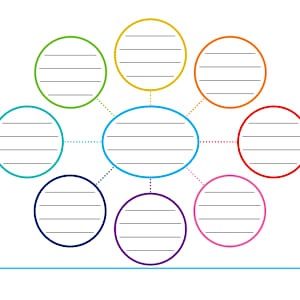 Spider Diagram Organizer Template