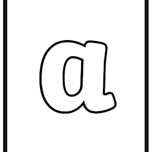 👉 A4 Alphabet Templates | Large Printable Letters for Banners