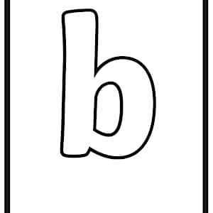 👉 A4 Alphabet | Large Printable Letters Templates
