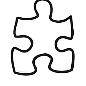 Puzzle Piece Template | Twinkl CA