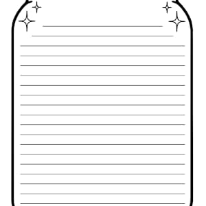 Dream Jar Template - Primary Resource
