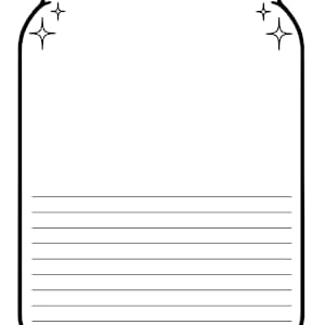 Dream Jar Template - Primary Resource