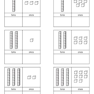 Tens and Ones Worksheet - Teaching Maths KS1