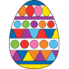 Patterned Easter Egg Cut-Outs | Twinkl (teacher made)