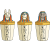 KS2 Egyptian Canopic Jars Print Out (teacher made) - Twinkl