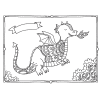Dragons Mindfulness Colouring Sheets - Health & Wellbeing