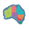 Australia Map (Teacher-Made) - Twinkl