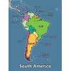 South America Map - Reading Activity (teacher made) - Twinkl