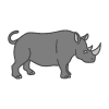 Describe the Rhinoceros Worksheet (teacher made) - Twinkl